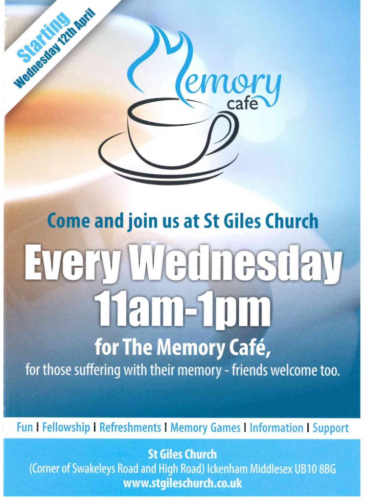 Memory Cafe – St Giles' Church Ickenham